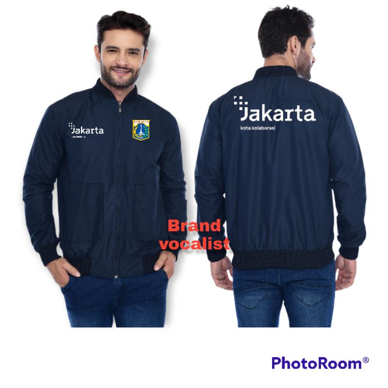 Jual JAKET BOMBER/JAKARTA KOLABORASI/JAKET POLOS | Shopee Indonesia