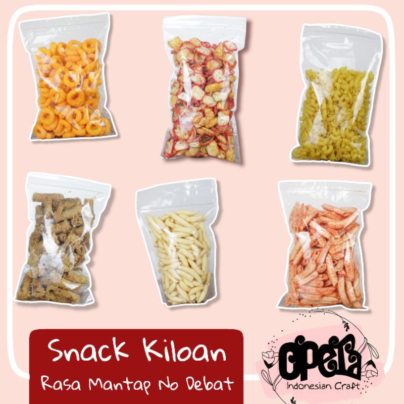 Jual Snack Kiloan 250 gr 200gr 175gr 150 gr makanan ringan jajanan ...