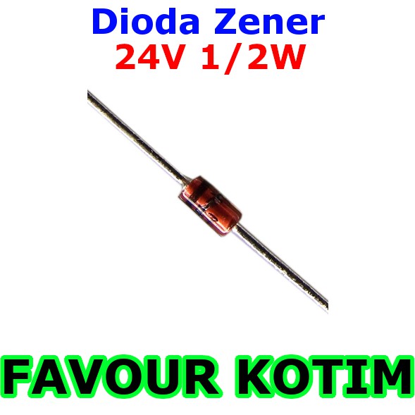 Jual DIODA ZENER 24V 0.5W DIODE 24 V 0.5 W DO-35 DIP AE61 FVKOTIM | Shopee Indonesia