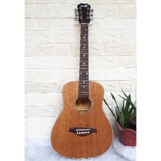 Jual GITAR COWBOY 3/4 PACKING KAYU //SENAR DADARIO ORI (BONUS PIK ...