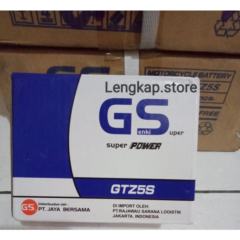 Jual BATERAI /AKI GENKI SUPER POWER ( GTZ5S GS ) | Shopee Indonesia