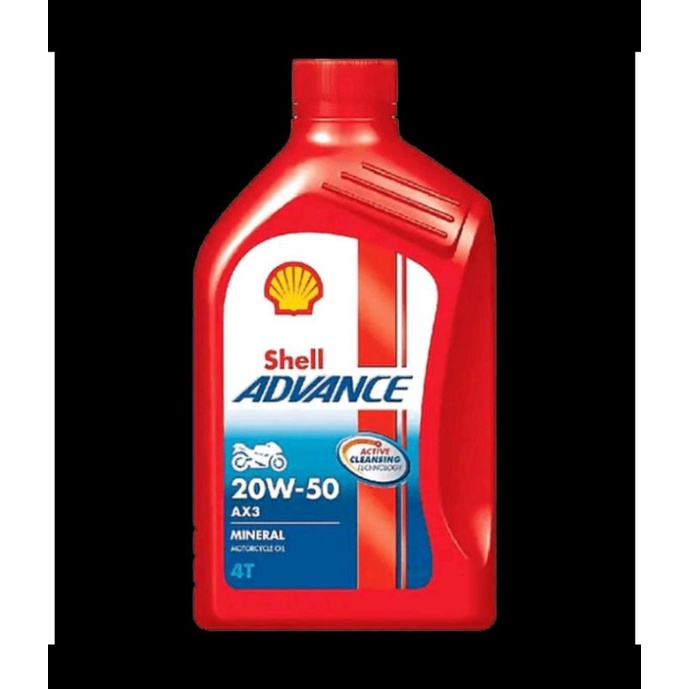 Jual oli shell advance ax3 4t sae 20w-50 800ml original | Shopee Indonesia