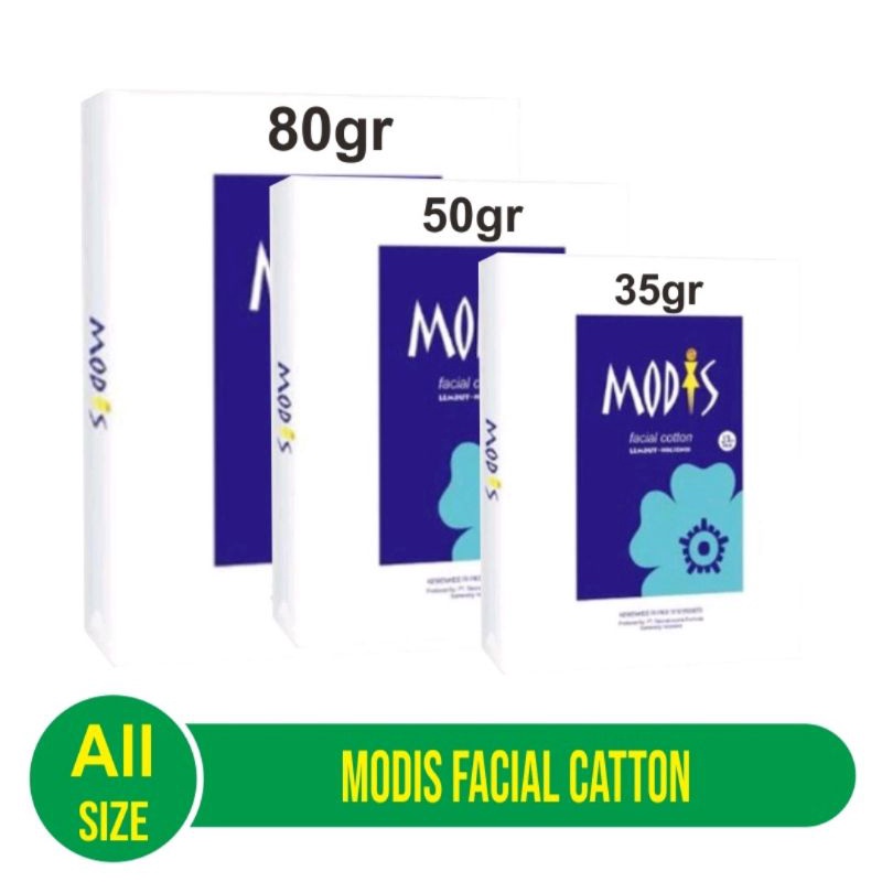 Jual Kapas Wajah Modis (35gr,50gr,80gr) | Shopee Indonesia