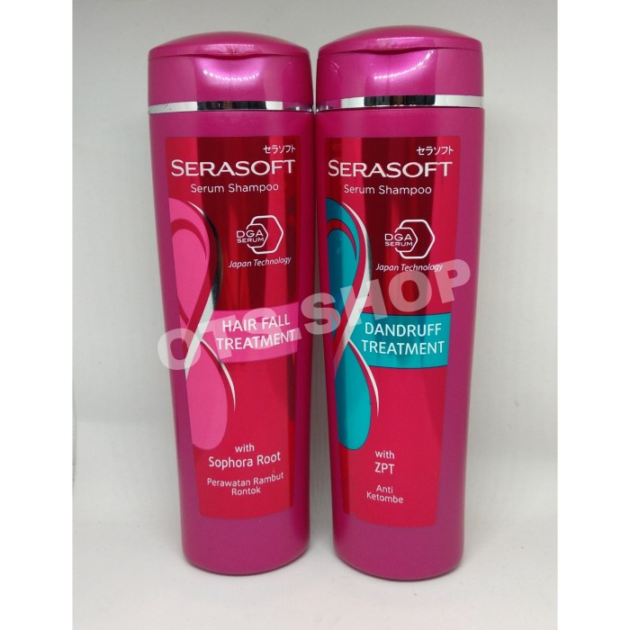 Jual SERASOFT SERUM SHAMPOO HAIR FALL & DANDRUFF TREATMENT 170/340ML ...