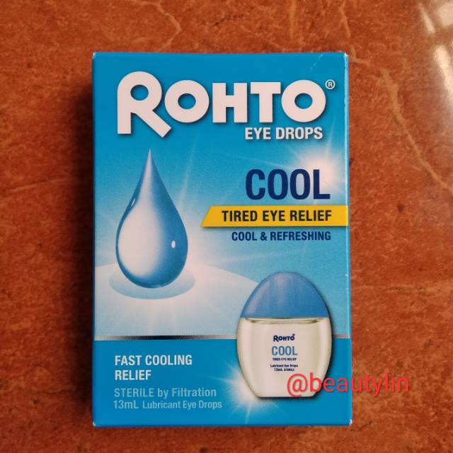 Jual Rohto eye drops cool blue / rotho tetes Mata / tetes Mata softlens ...