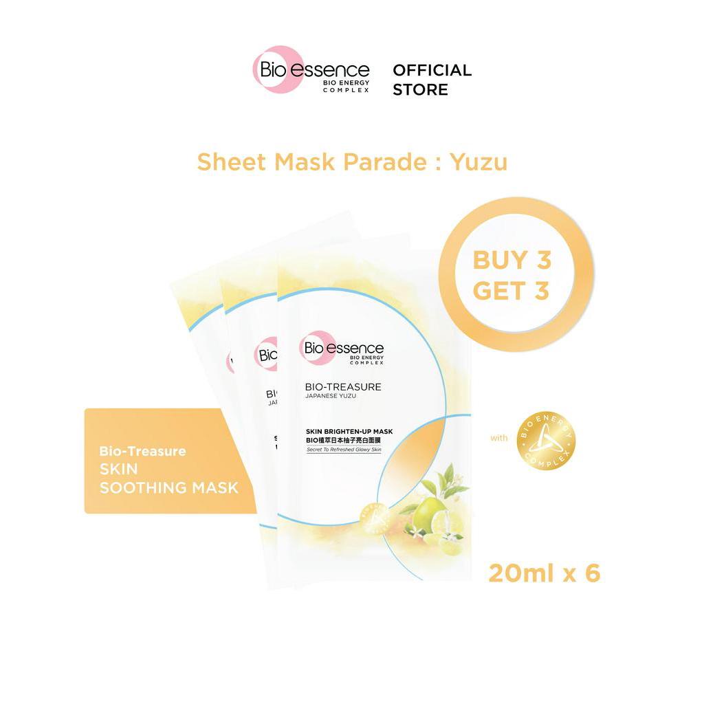 Jual Bio Essence Sheet Mask Yuzu 6x20mL | Shopee Indonesia
