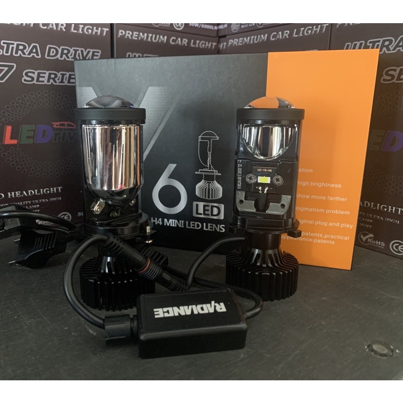 Jual Lampu Utama Mini Projie Led H4 Y6D Super Terang Original | Shopee ...