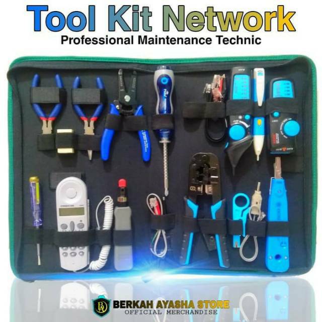Jual Toolkit Set Tool Kit Bag Network Alat Teknik Jaringan Lan & Telepon V2 Indonesia|Shopee ...