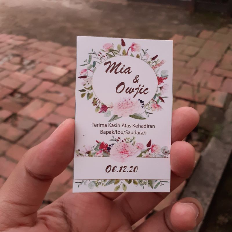 Jual greeting card kartu sovenir 100pcs kartu ucapan nikahan ulangtahun ...