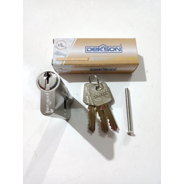 Jual Cilinder Kunci Dekson DC DL 80mm SN / Cylinder Key / Silinder Anak Kunci | Shopee Indonesia