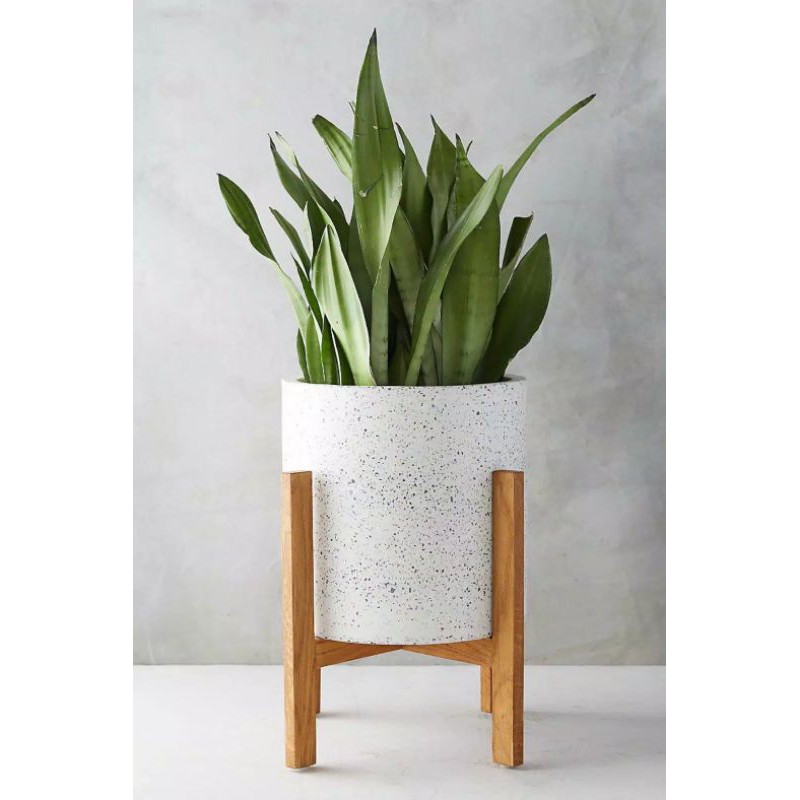 Jual Standing Pot Bunga Kayu Tatakan Pot Bunga Kayu Jati Belanda Small ...