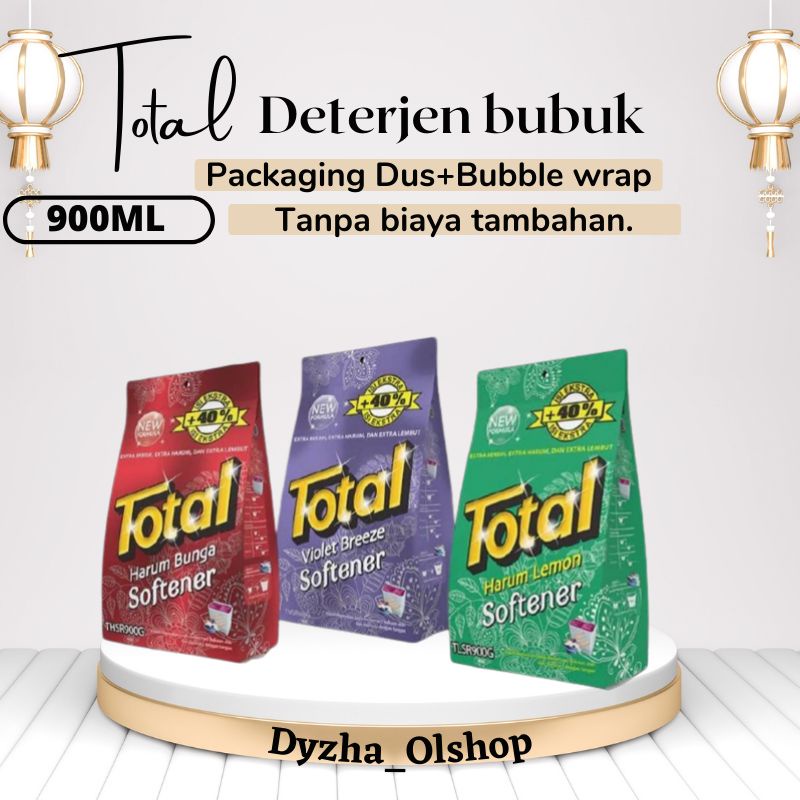 Jual Total Softener Deterjen Bubuk 900gr | Shopee Indonesia
