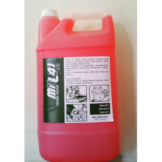 Hand Soap 4 Liter /sabun cuci tangan (Handsoap Mill 41) / | Shopee ...