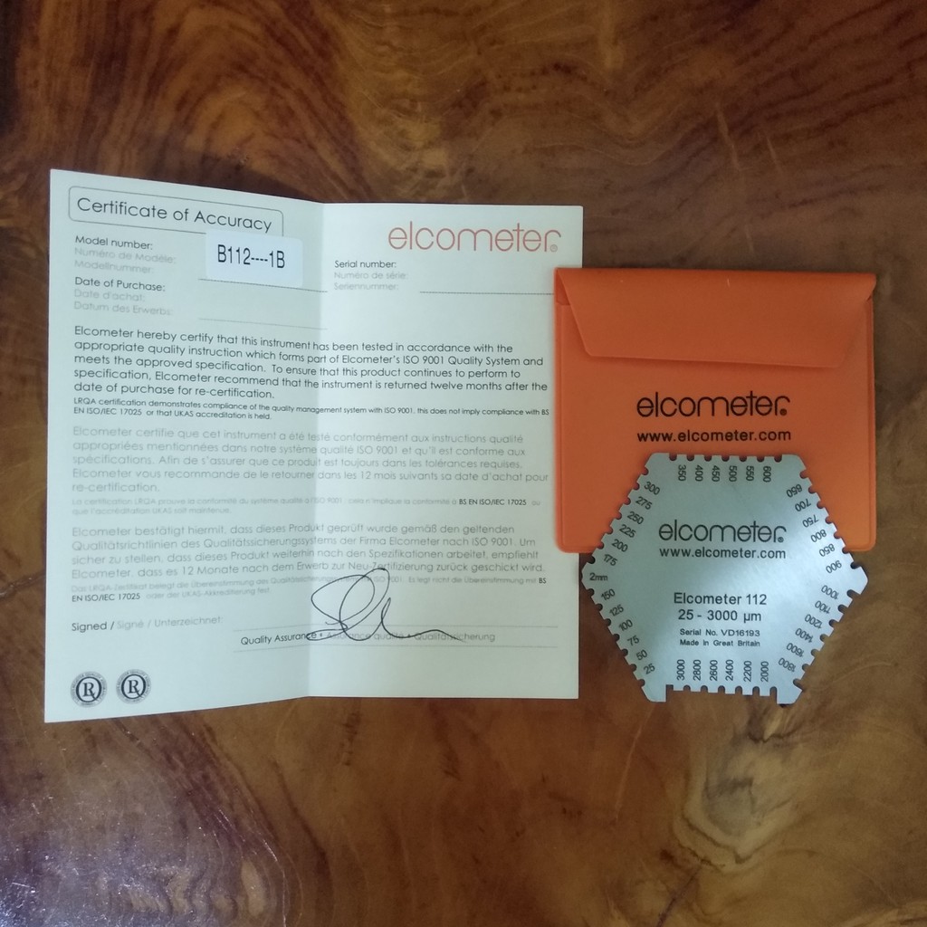 Jual Elcometer 112 Hexagonal Wet Film Combs (Stainless Steel) | Shopee Indonesia