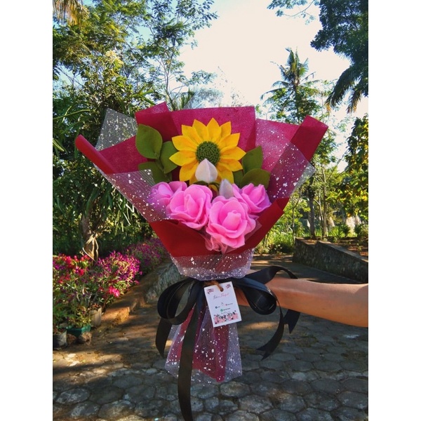 Jual Buket Bunga Flanel 2 (Pre Order) | Shopee Indonesia