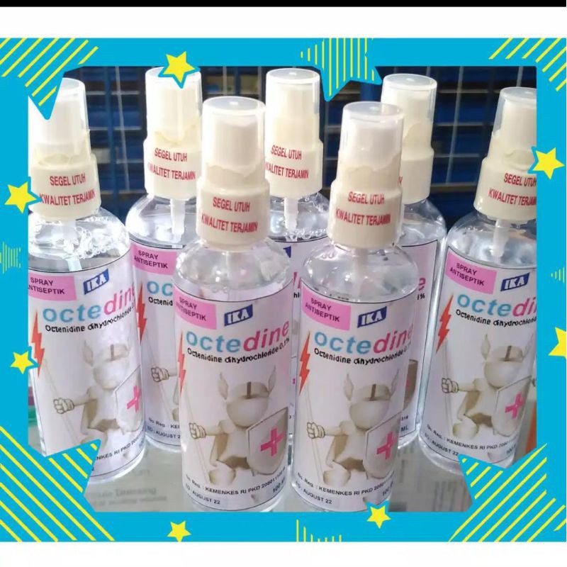Jual OCTADINE SPRAY Antiseptik from FARMASI 100ml, luka diabetes, bekas ...