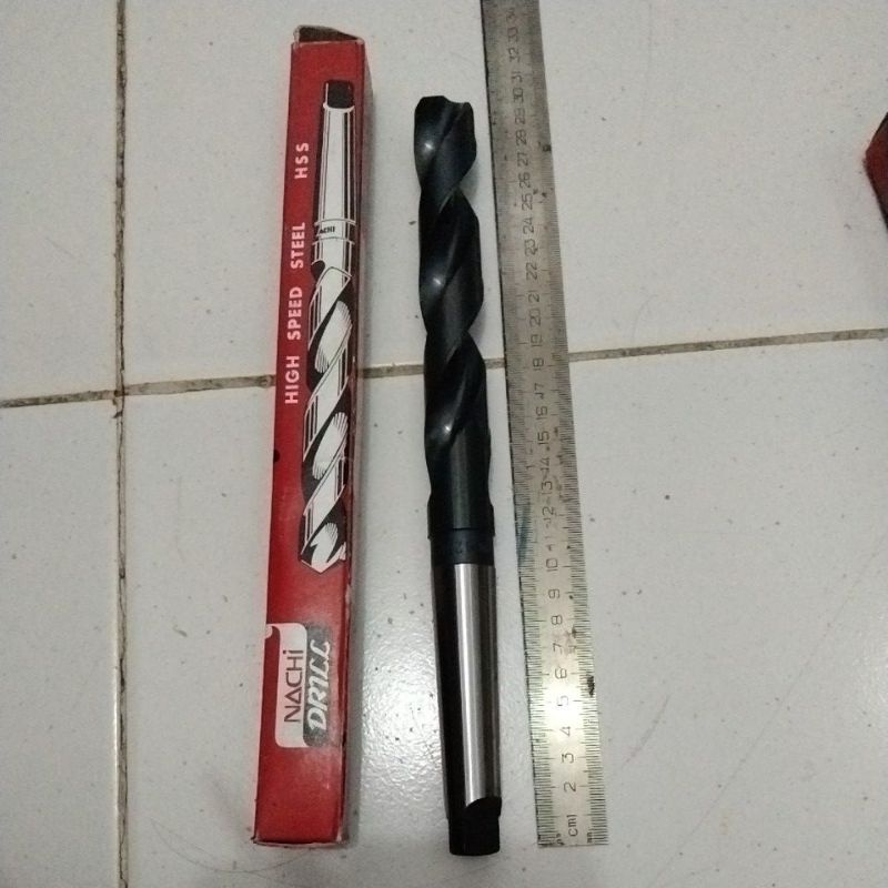 Jual mata bor 25mm NACHI raper shank mt3 ori Made in japan | Shopee Indonesia