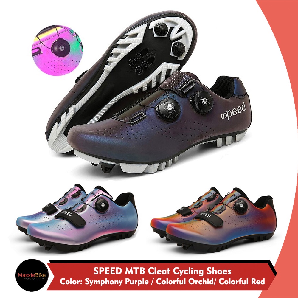 Jual SPEED Sepatu Sepeda Gunung MTB Cleat BOA Cycling Shoes Men Women ...