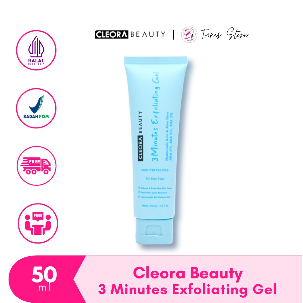 Jual Cleora Beauty 3 Minutes Exfoliating Gel - Exfoliasi Eksfoliasi Sel ...