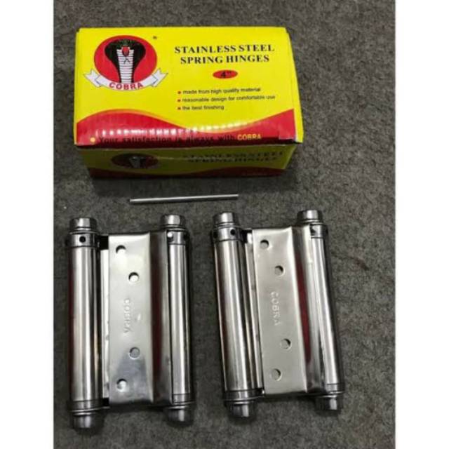 Jual Engsel pintu koboi 4 inch Cobra stainless | Shopee Indonesia