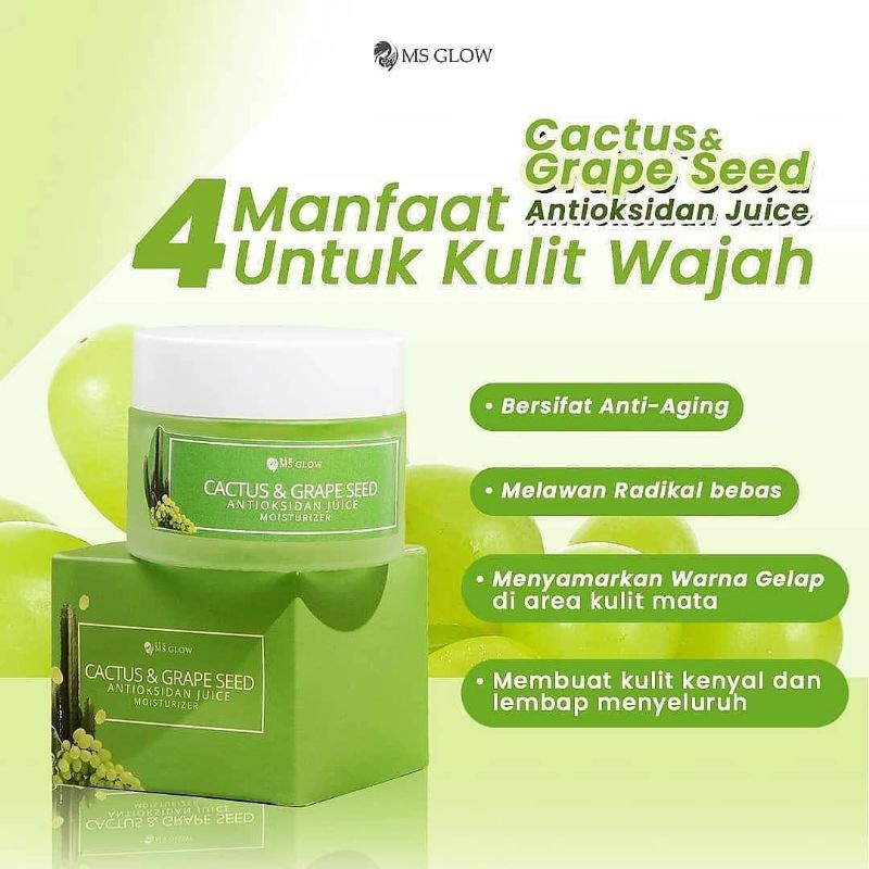 Jual CACTUS&GRAPE SEED Antioksidan MOISTURIZER JUICE | Shopee Indonesia