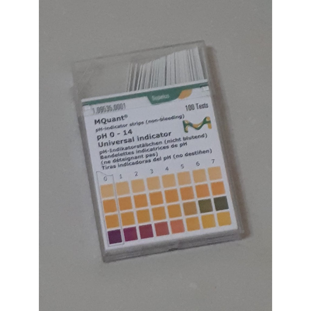 Jual pH Paper Merck (1Box isi 100 pcs) | Shopee Indonesia