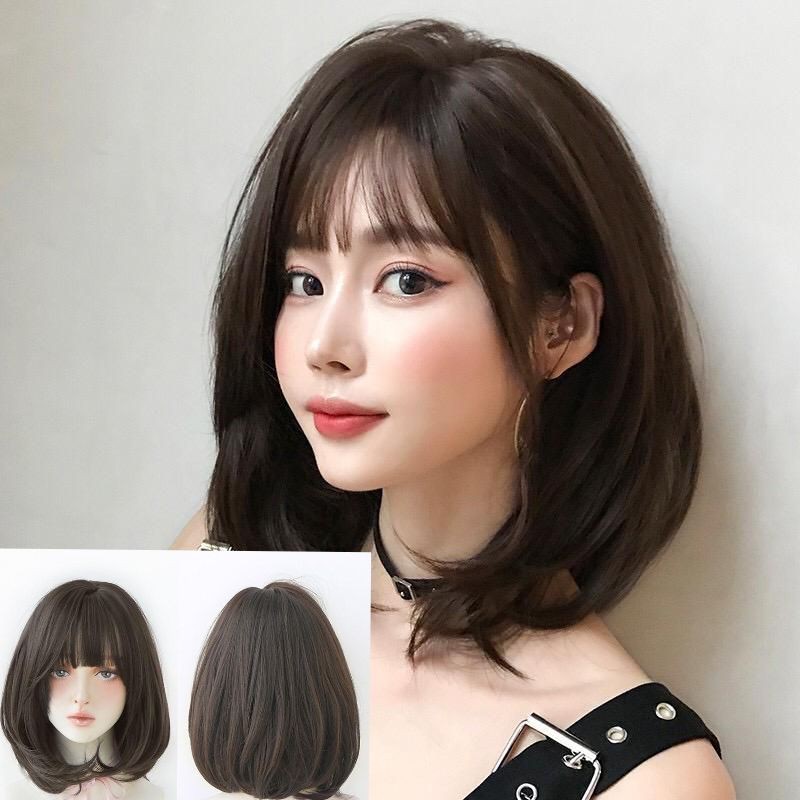 Jual COD aja wig bob poni depan T181 Indonesia|Shopee Indonesia
