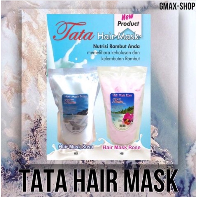 Jual tata hair mask susu/rose - kemasan refill 1kg | Shopee Indonesia