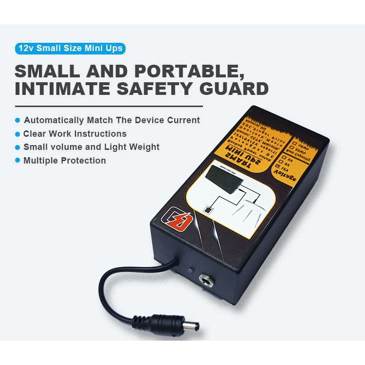 Jual PROMO ! UPS mini DC 12 Volt ( POWER BACKUP ROUTER WIFI JIKA PLN ...