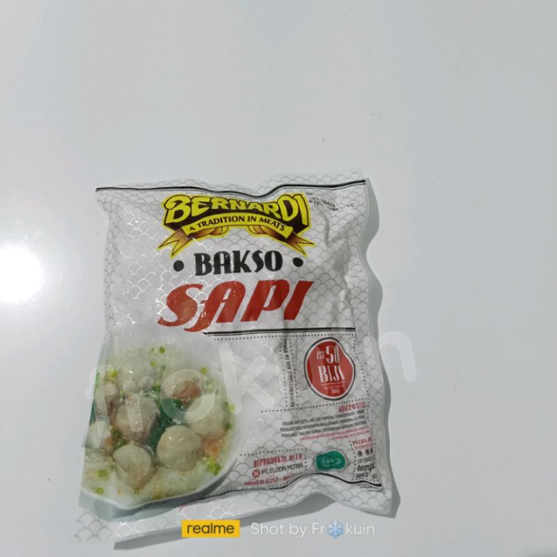 Jual Bernardi Bakso Sapi isi 50pcs - frozen food murah | Shopee Indonesia