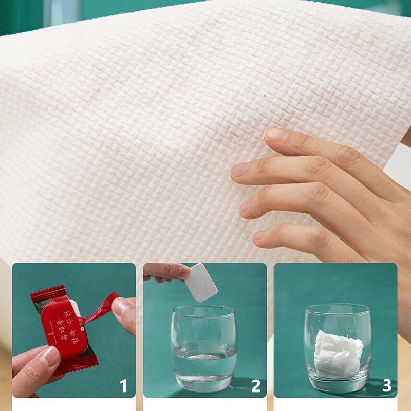 Jual HANDUK MUKA COMPRESSED TISSU PORTABLE /Tisu wajah Travel ...