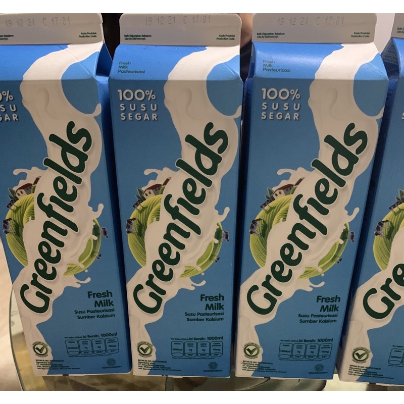 Jual Greenfields Fresh Milk 1 Liter | Shopee Indonesia