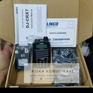 HT ALINCO DJ-CRX7 DUALBAND - HT ALINCO DJ CRX 7 VHF / UHF ORIGINAL | Shopee Indonesia