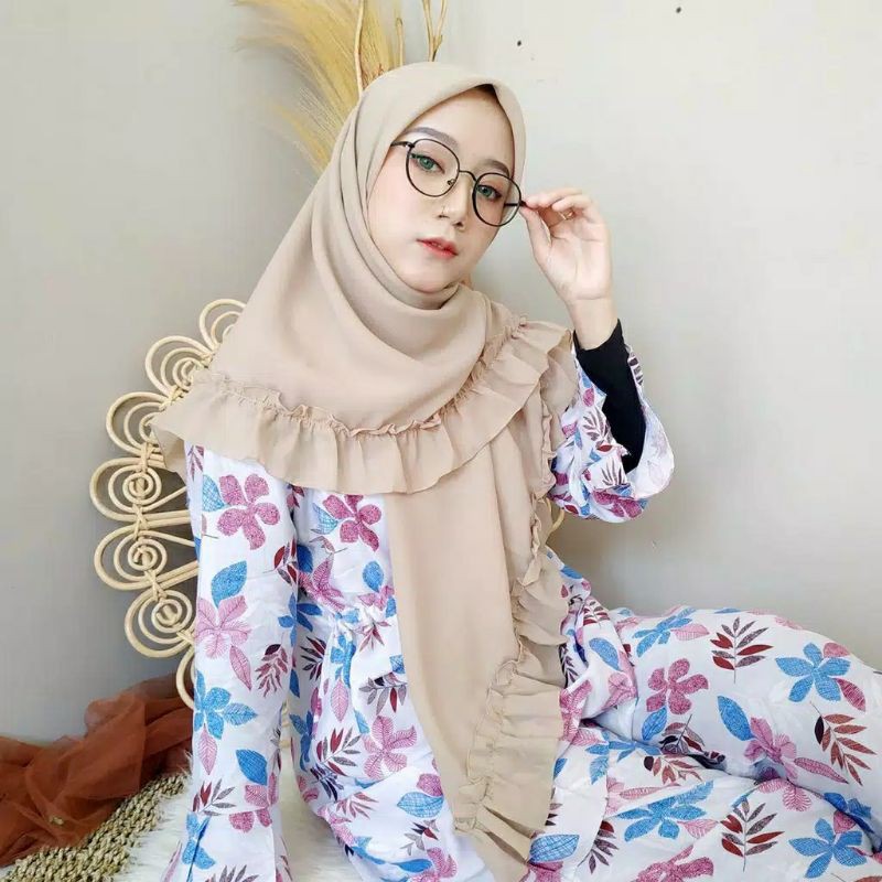 Jual JILBAB SEGI 4 DIAMOND,SEGI EMPAT REMPEL ERIN COLLECTION | Shopee Indonesia