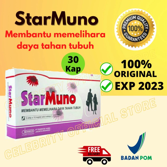 Jual STARMUNO TABLET BOX ISI 30 TABLET ORIGINAL | Shopee Indonesia