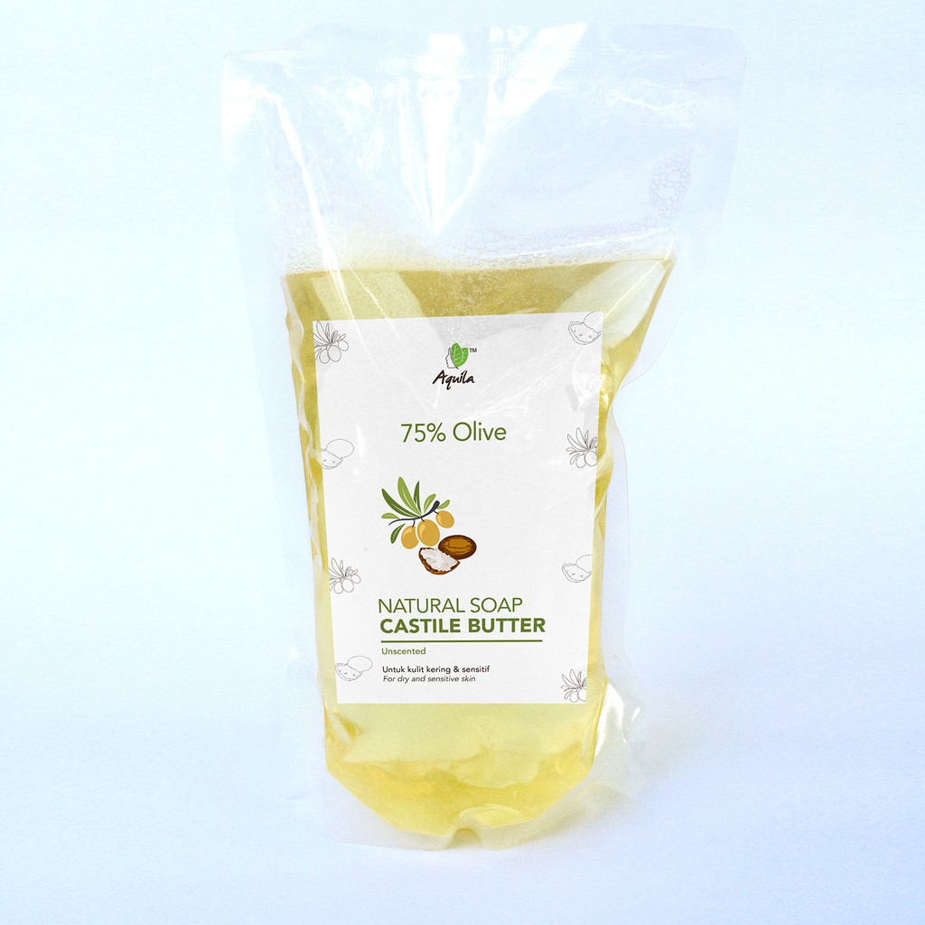 Jual Aquila Herb - Sabun Castile Butter Refil 1 Liter | Shopee Indonesia
