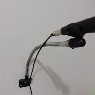 Jual 10.10 Stand standing mic tempel dinding/wall bracket mic spiral ...