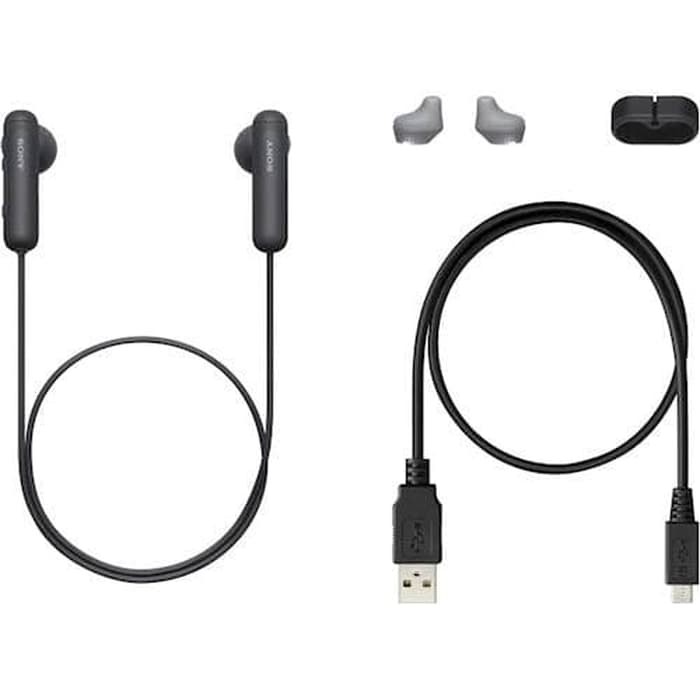 Jual Sony WI SP500 Wireless Bluetooth In ear Sports Headphones Black ...
