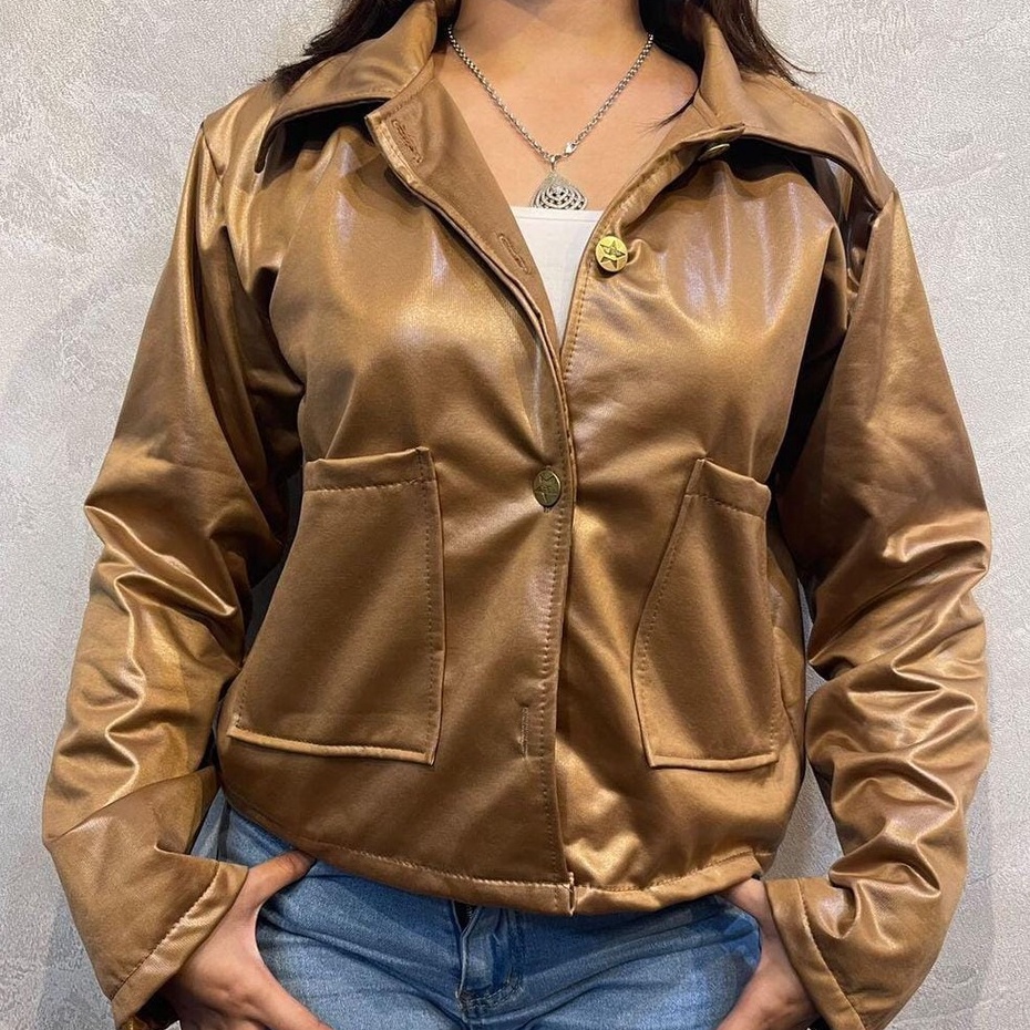 Review tentang MONO SEMI LEATHER JACKET BUTTON POCKET JAKET PARKA KULIT ...