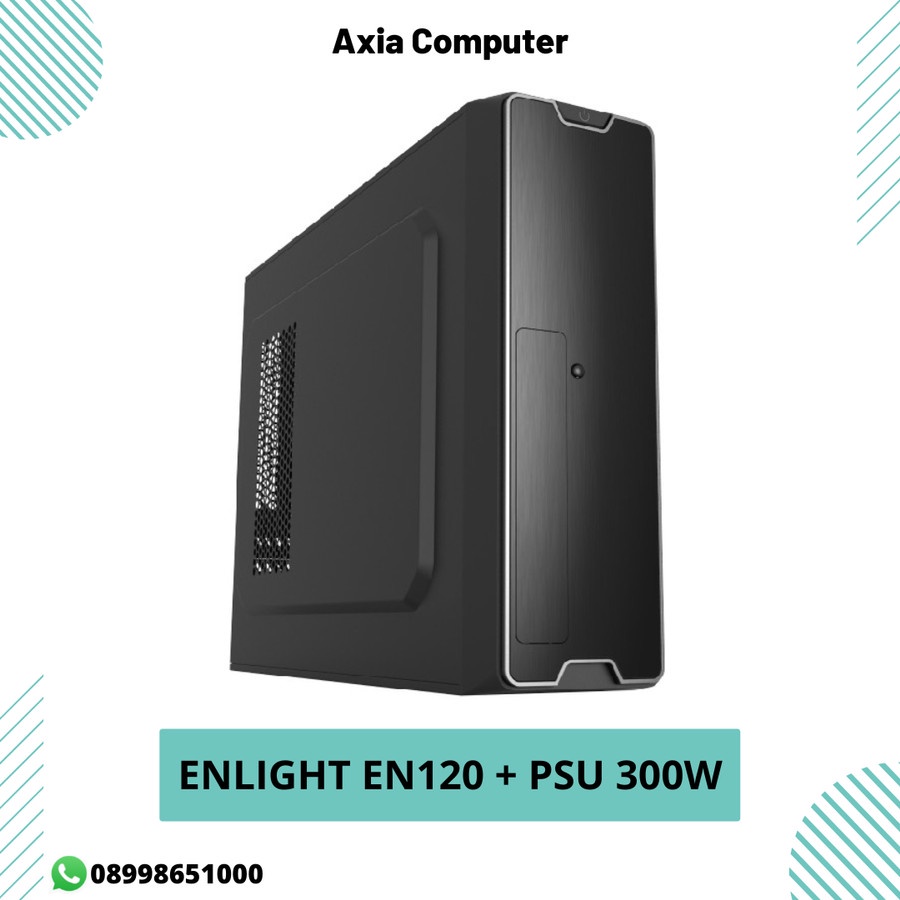 Jual CASING ENLIGHT EN-120 + 300Watt MINI ITX - MICRO ATX | Shopee ...