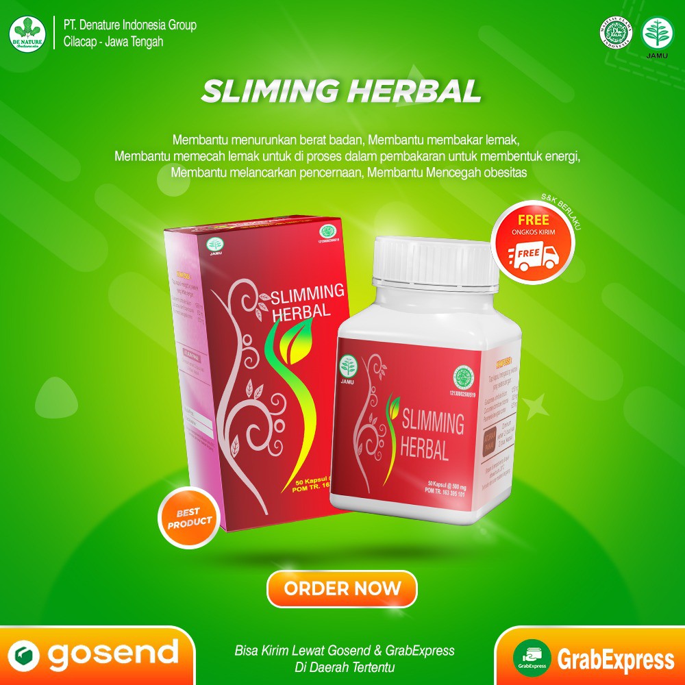 Obat Pelangsing Kapsul Slimming Herbal Mengecilkan Perut Buncit Dan ...
