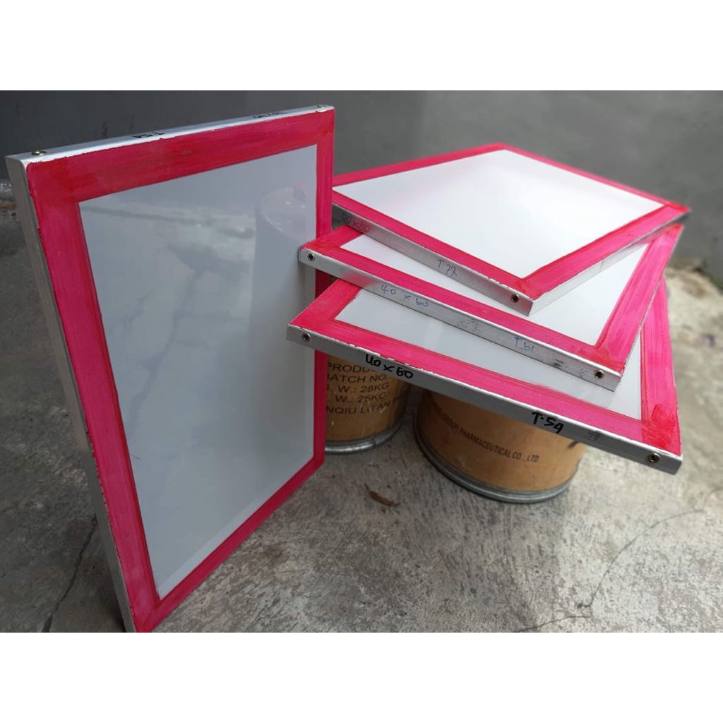 Jual Screen Sablon Alumunium Ukuran 40x50 - 40x60 - 45x65, T55 / T61 ... Jual Screen Sablon Alumunium Ukuran 40x50 - 40x60 - 45x65, T55 / T61 ...