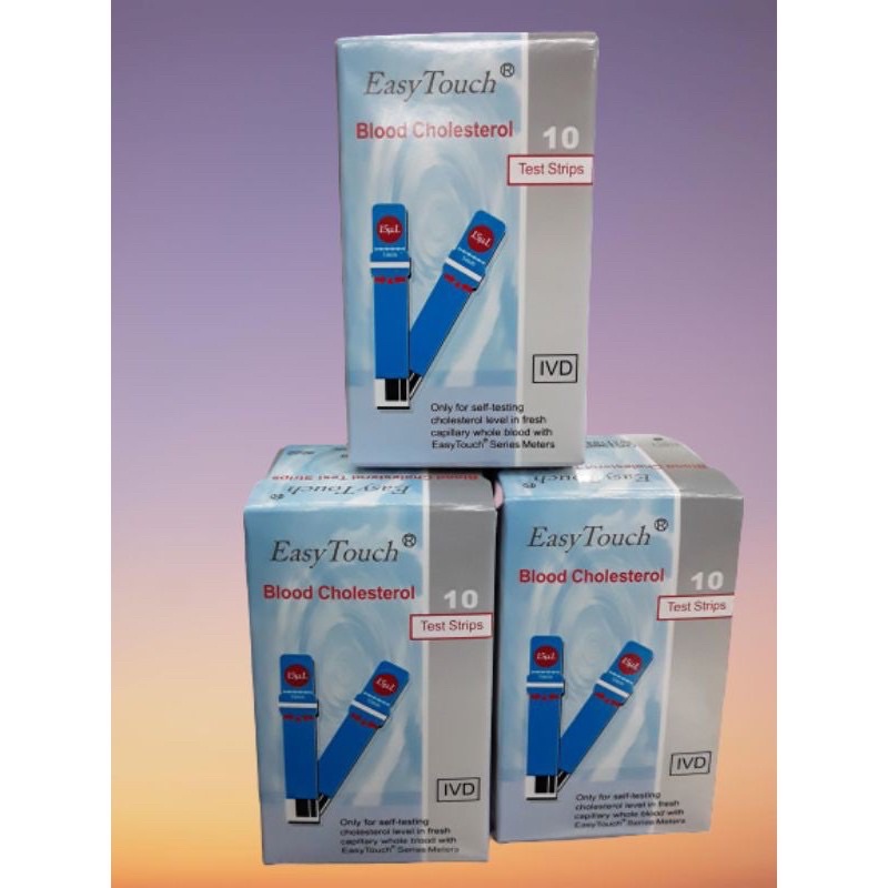 Jual EASY TOUCH CHOLESTEROL 10 TEST STRIPS STRIPTEST TEST STRIP ...