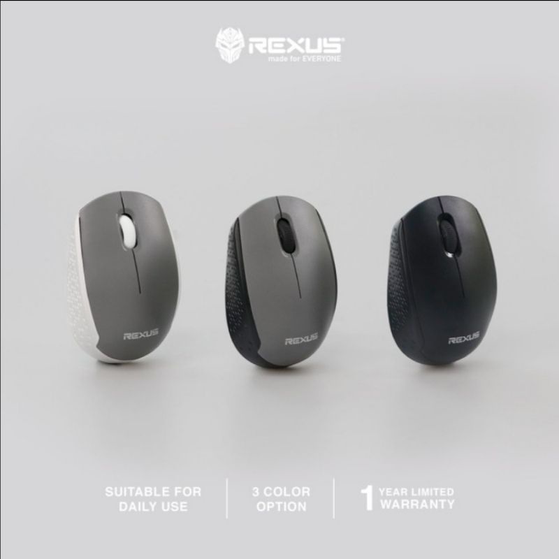 Jual Rexus Q30 Wireless Mouse tanpa kabel Ergonomic Design | Shopee ...