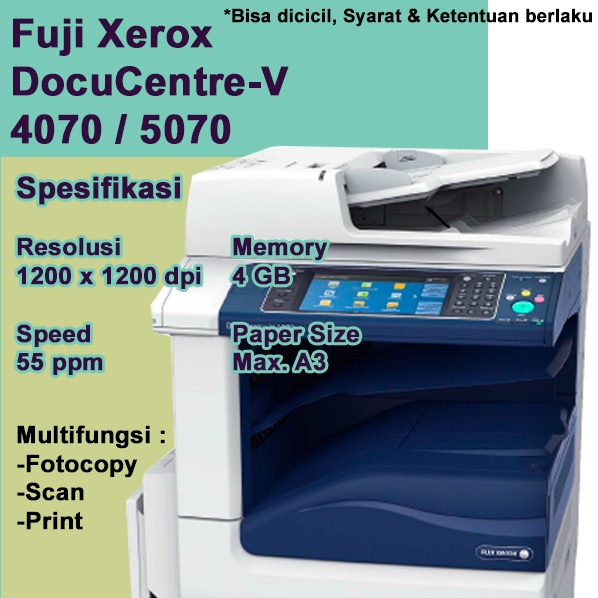 Jual Fuji Xerox DocuCentre V 4070 / 5070 | Shopee Indonesia