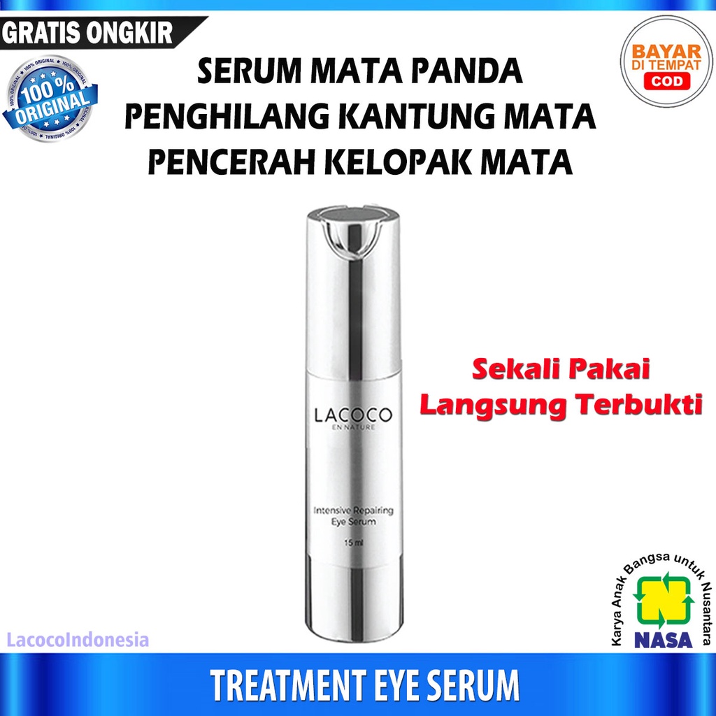 Jual LACOCO EYE SERUM - SERUM MATA PANDA - ANTI AGING / PENCERAH ...