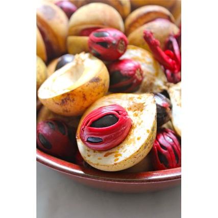 Jual 500 Gram Buah Pala Polo Myristica Fragrans Mace Houtt Fragrant ...