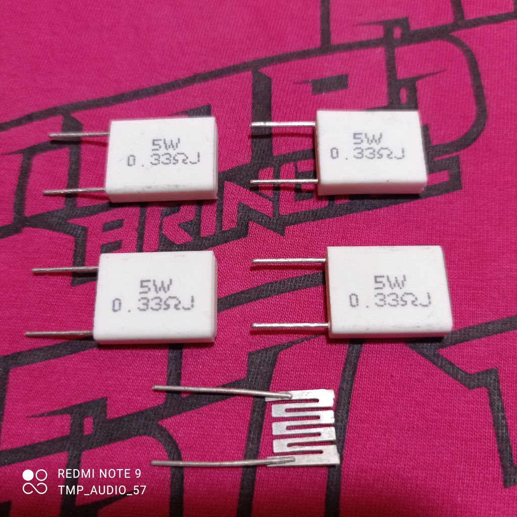 Jual Resistor Noble 5 Watt 0,33 Ohm Original / Resistor Kapur 5 Watt Original | Shopee Indonesia