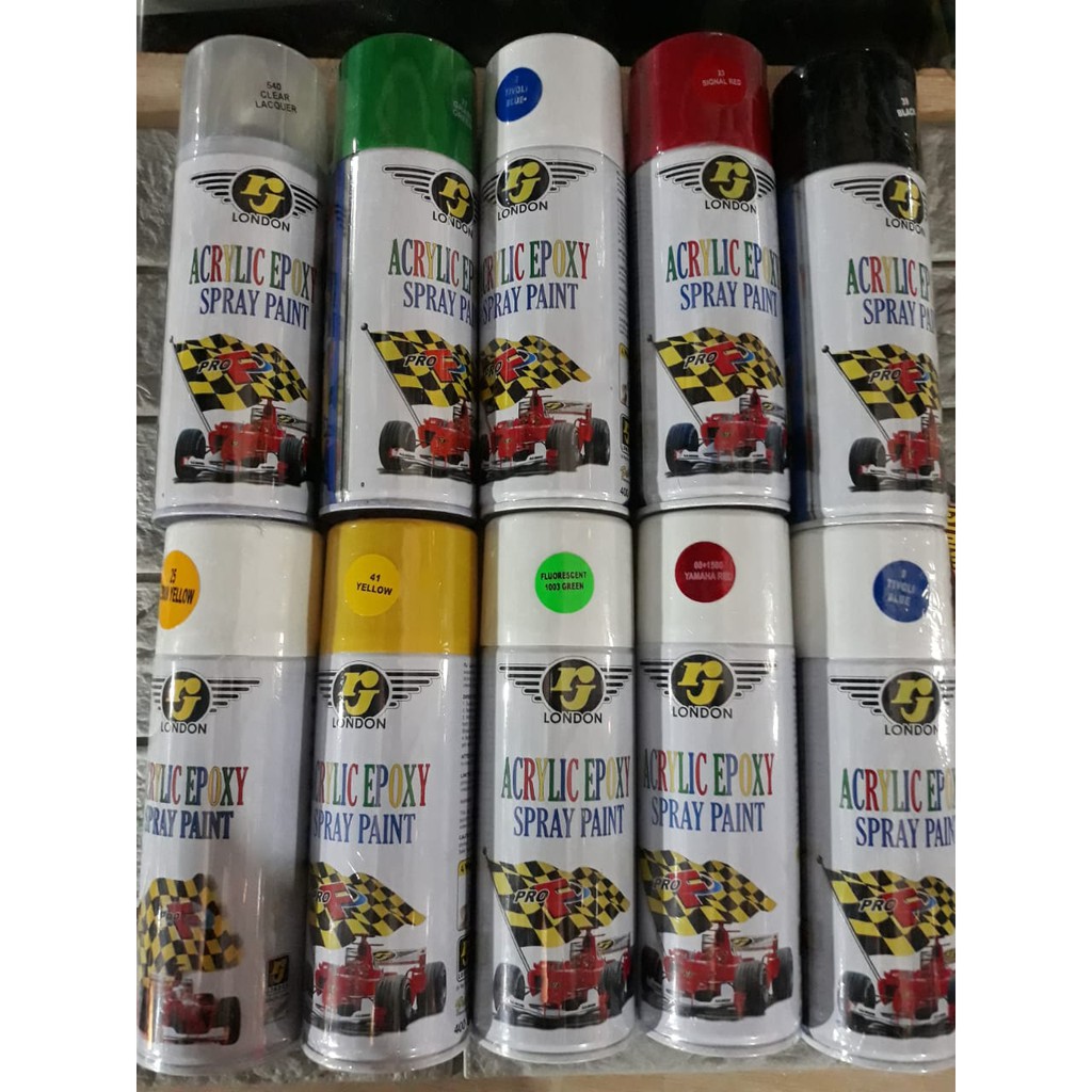 Jual cat semprot rj 400cc /kaleng besar warna standar pilok | Shopee ...