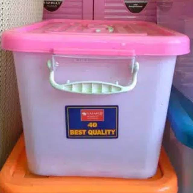 Jual Box Container / Kotak Kontainer Plastik Serbaguna 40L / 40 liter ...